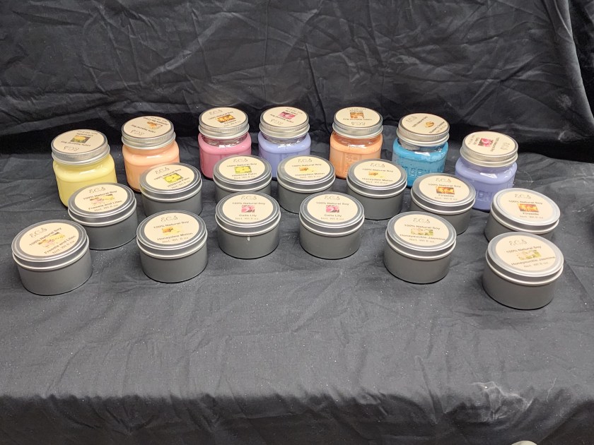 The studio now has Soy candles. – Essex Ceramic Studio